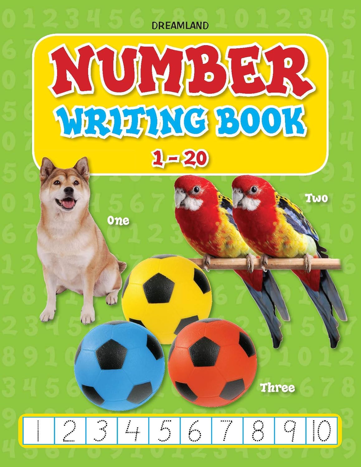 Number Writing Book 1-20 – Early Learning Activity Book for Kids Ages 3 ...