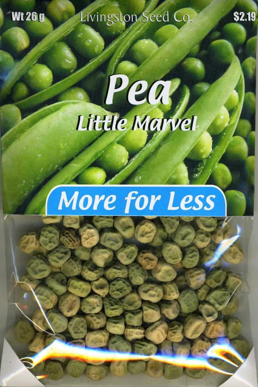 Amazon.com : Plus Pack - Pea - Little Marvel : Vegetable Plants : Patio ...