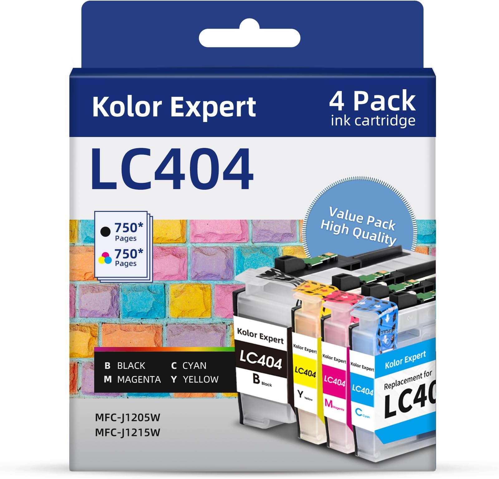 Amazon.com: Kolor Expert LC404 Ink Cartridges for Brother Printer ...