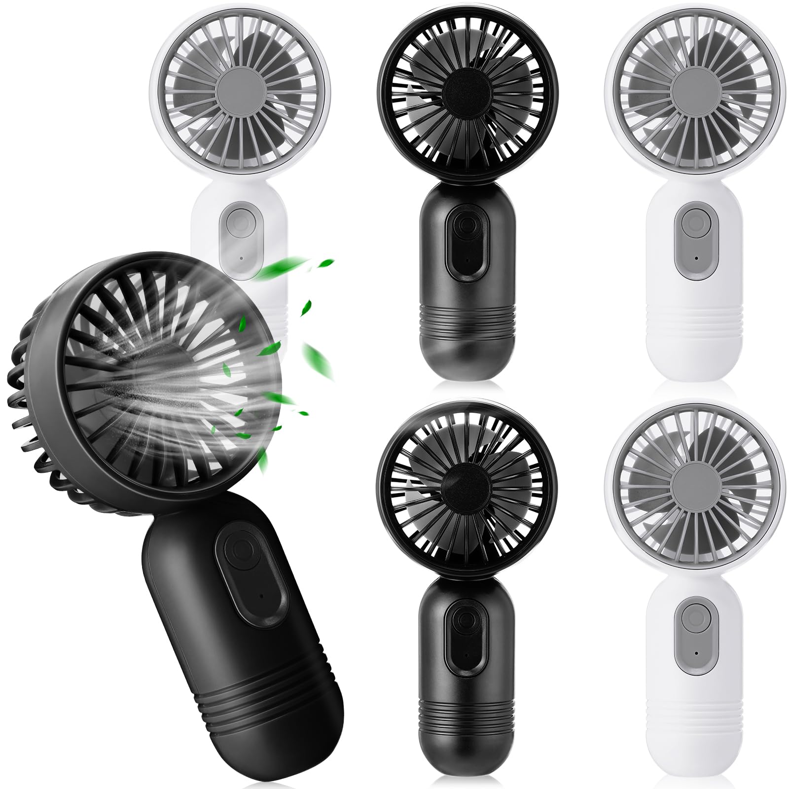 Amazon.com: Rossesay Mini Portable Fan Bulk Cute Handheld Lightweight ...