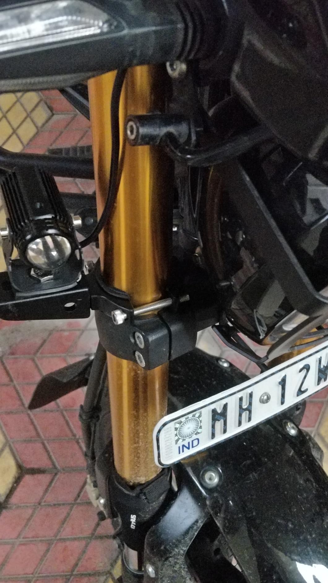 MIKANIX Shocker Fog Light Clamp | LED Light Mount Holder Bracket Kit ...
