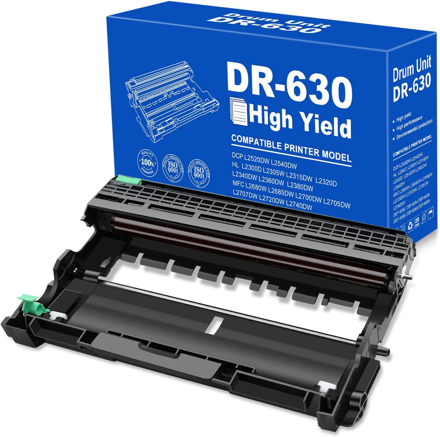 Amazon.com: Compatible Drum Unit Replacement for Brother DR-630 DR630 ...