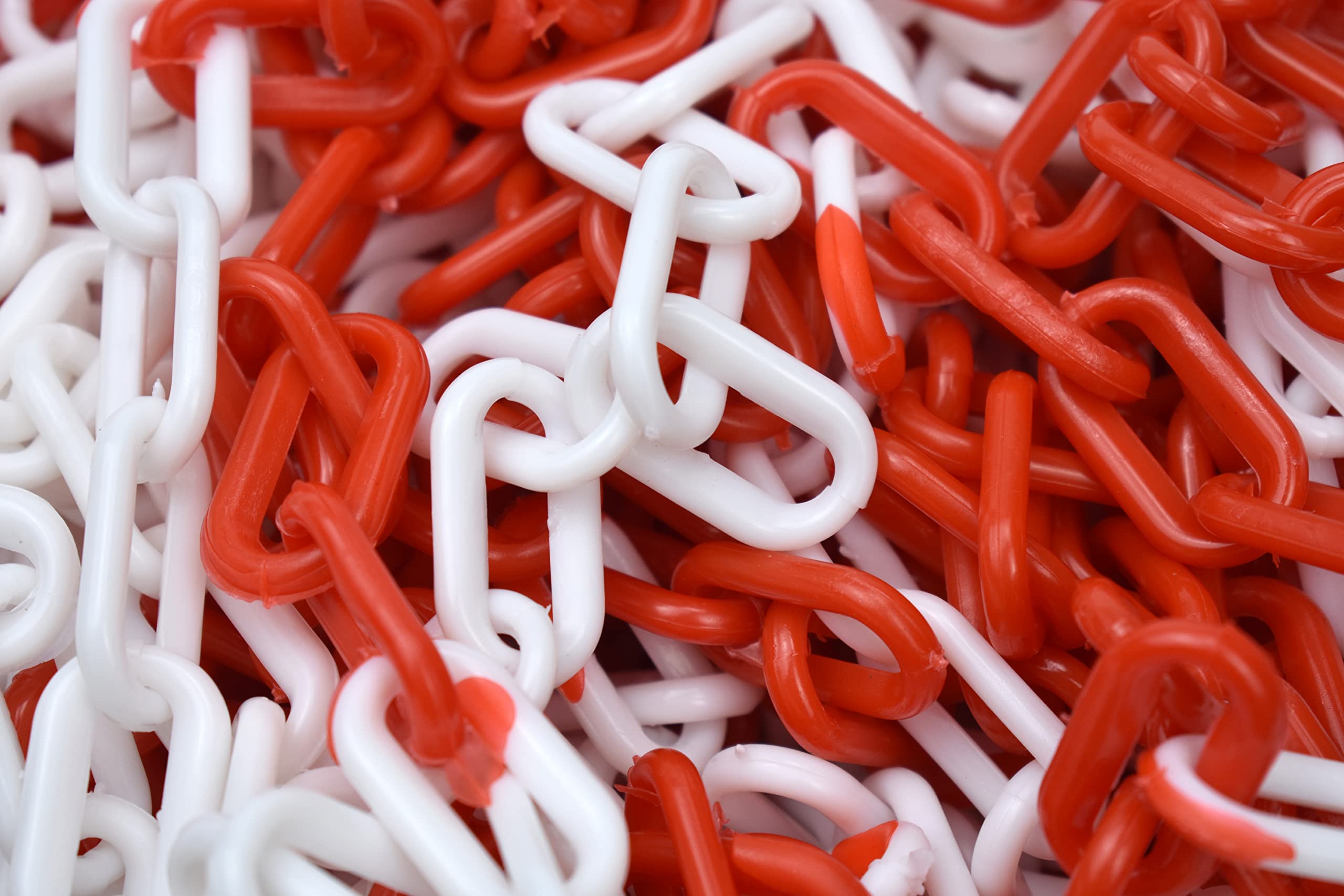 Snapklik.com : Plastic Safety Chain Barrier, Red And White, 82 Ft ...