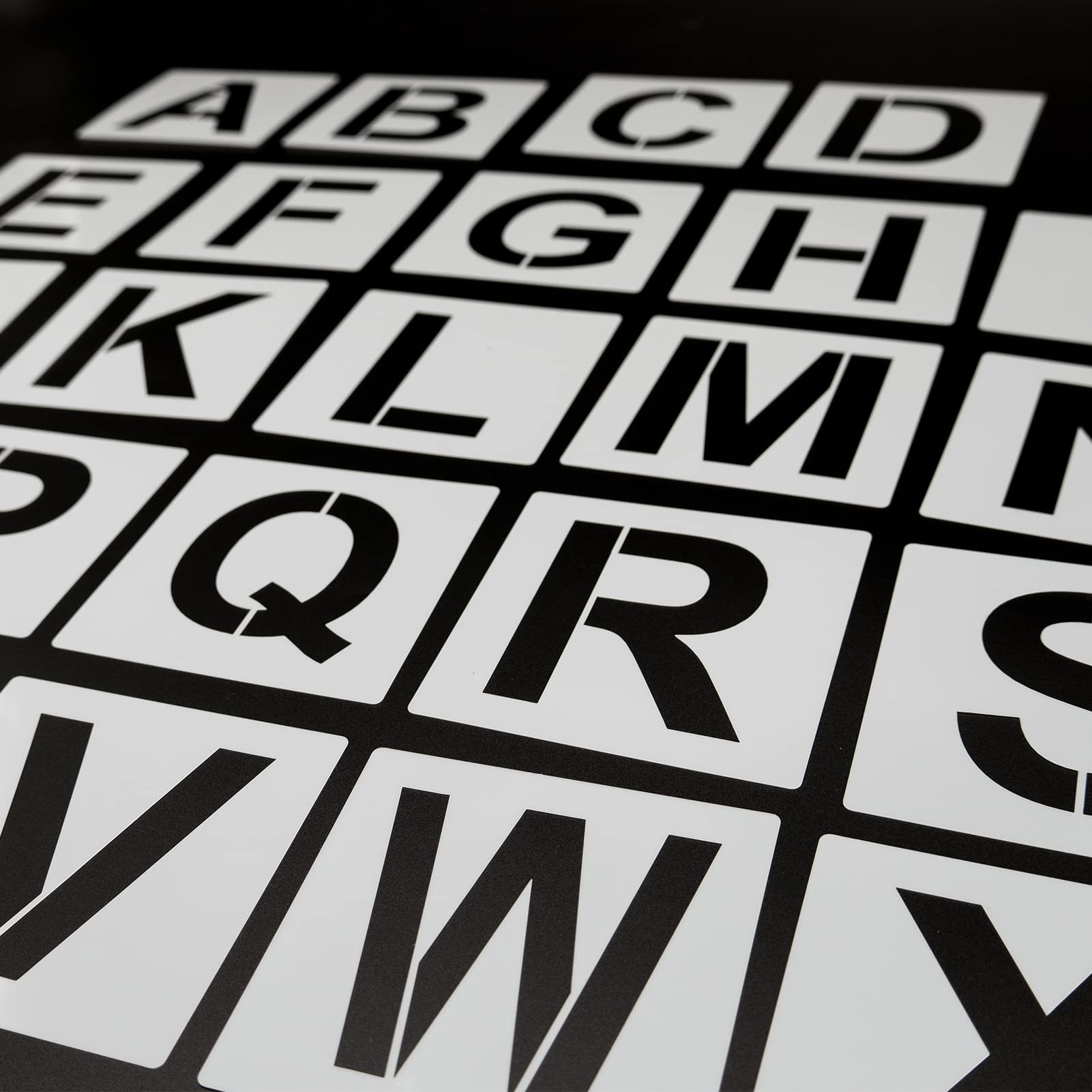 DIY Lettering Stencils 36 Pcs 4 Inch Letter & Number Stencils ...