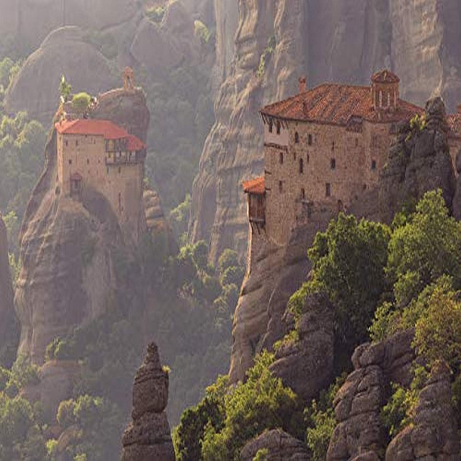 Amazon.com: Posterazzi PDDEU12BJY0047 Greece, Meteora. Isolated ...