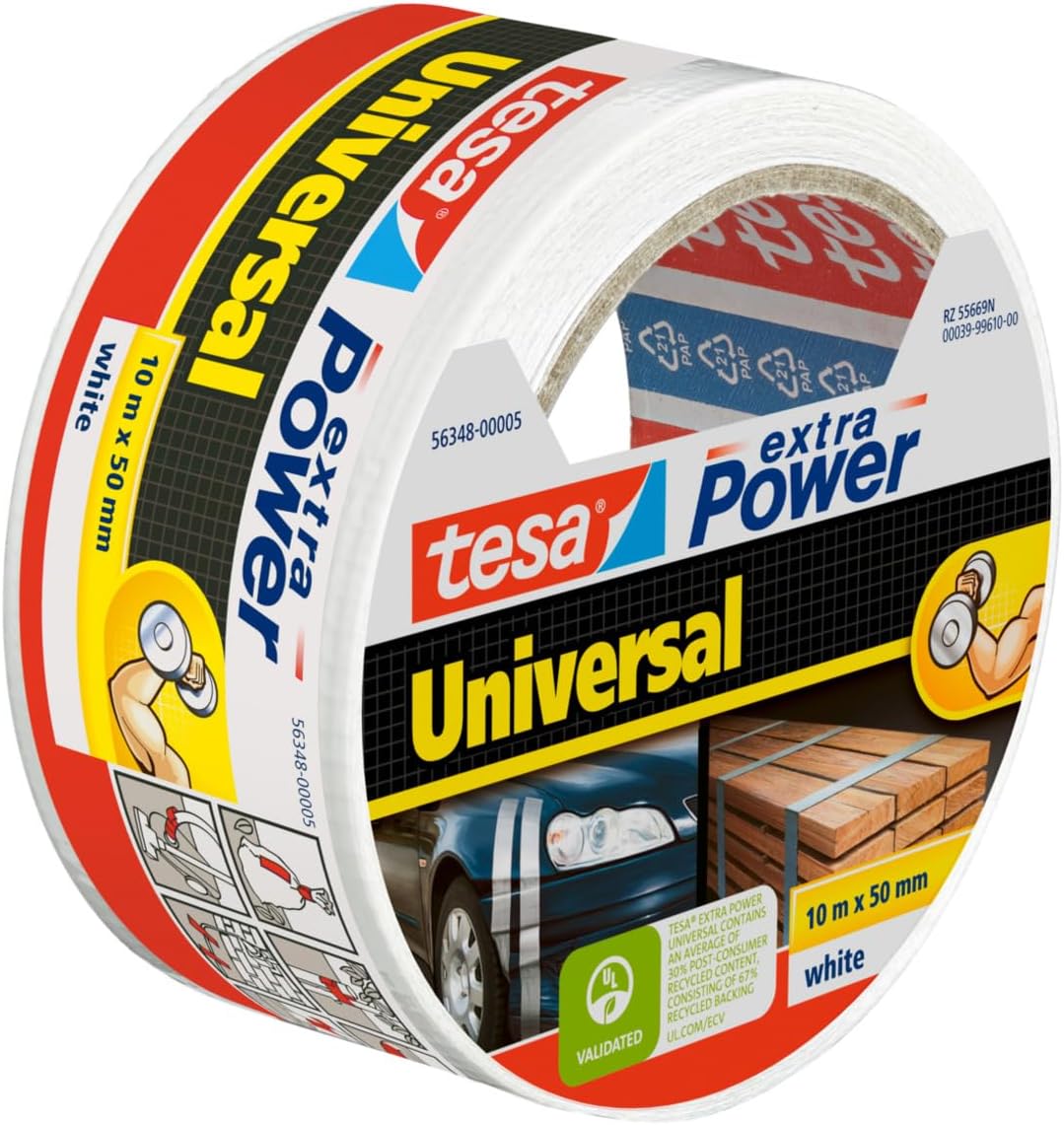 tesa extra Power Universal Duct Tape - Adhesive Tape with Extra Strong ...