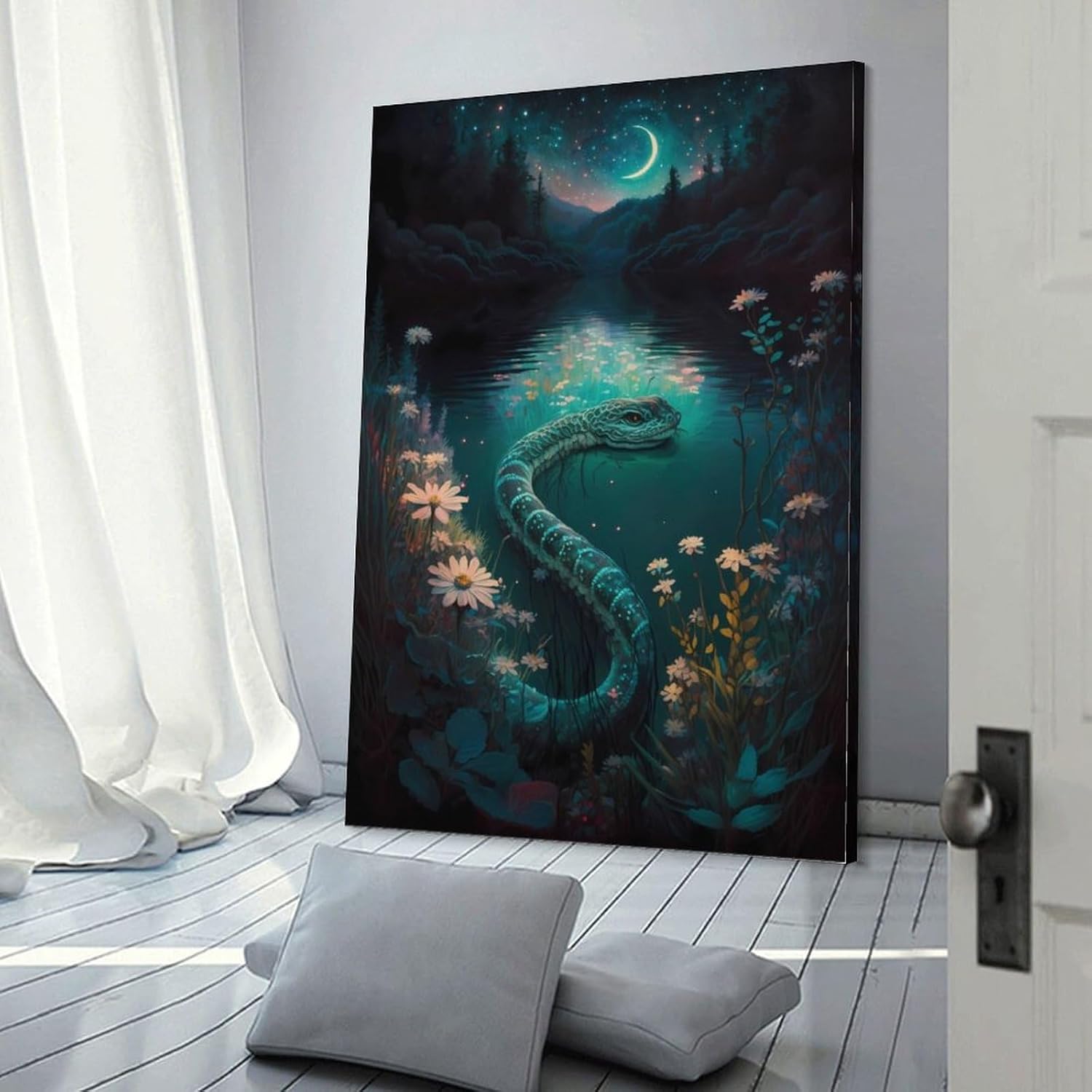 Amazon.de: QBIREX Snake Fable-Poster, dekorative Leinwandposter ...