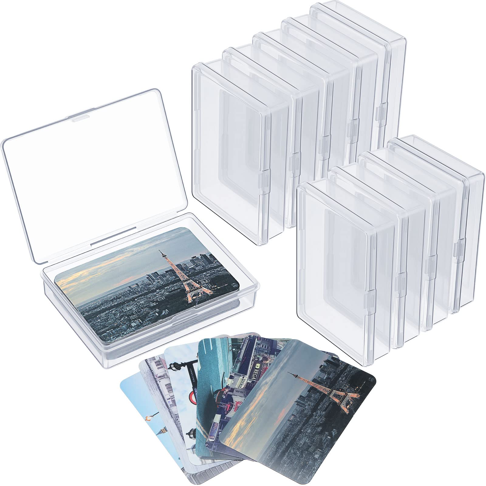 Amazon.com: Playing Card Box Trading Card Case Card Storage Organizer 3 ...