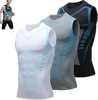 Amazon.com: Evolv V Boost Men Shirt, Shaping Compression Shirts, Ionic ...