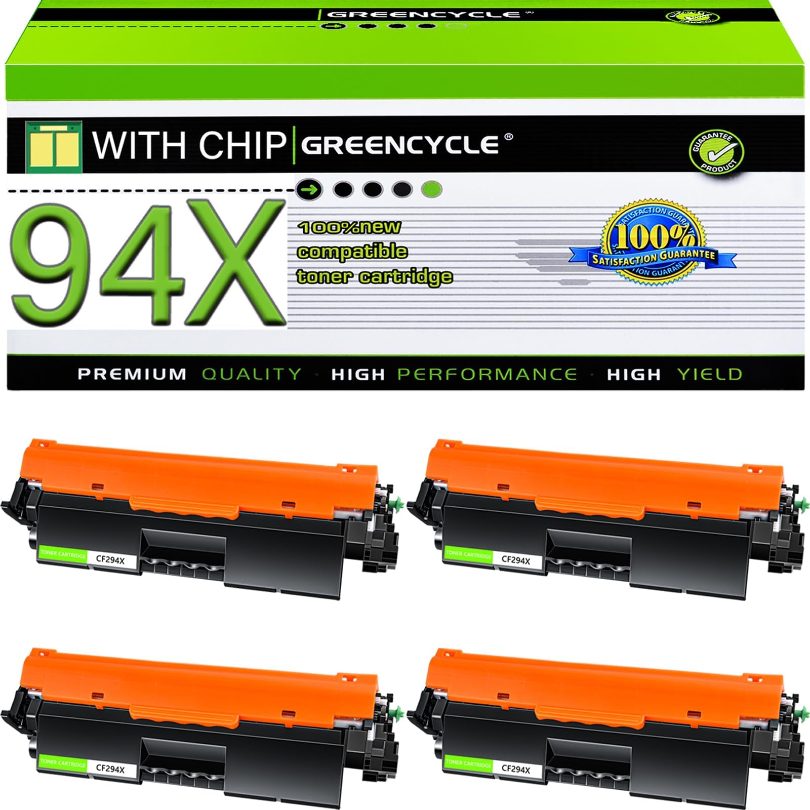 Amazon.com: 94X Toner Cartridge Black High Yield | Work for HP Laserjet ...