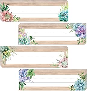 Amazon.com: JarThenaAMCS 56Pcs Succulent Name Tag Stickers Watercolor ...