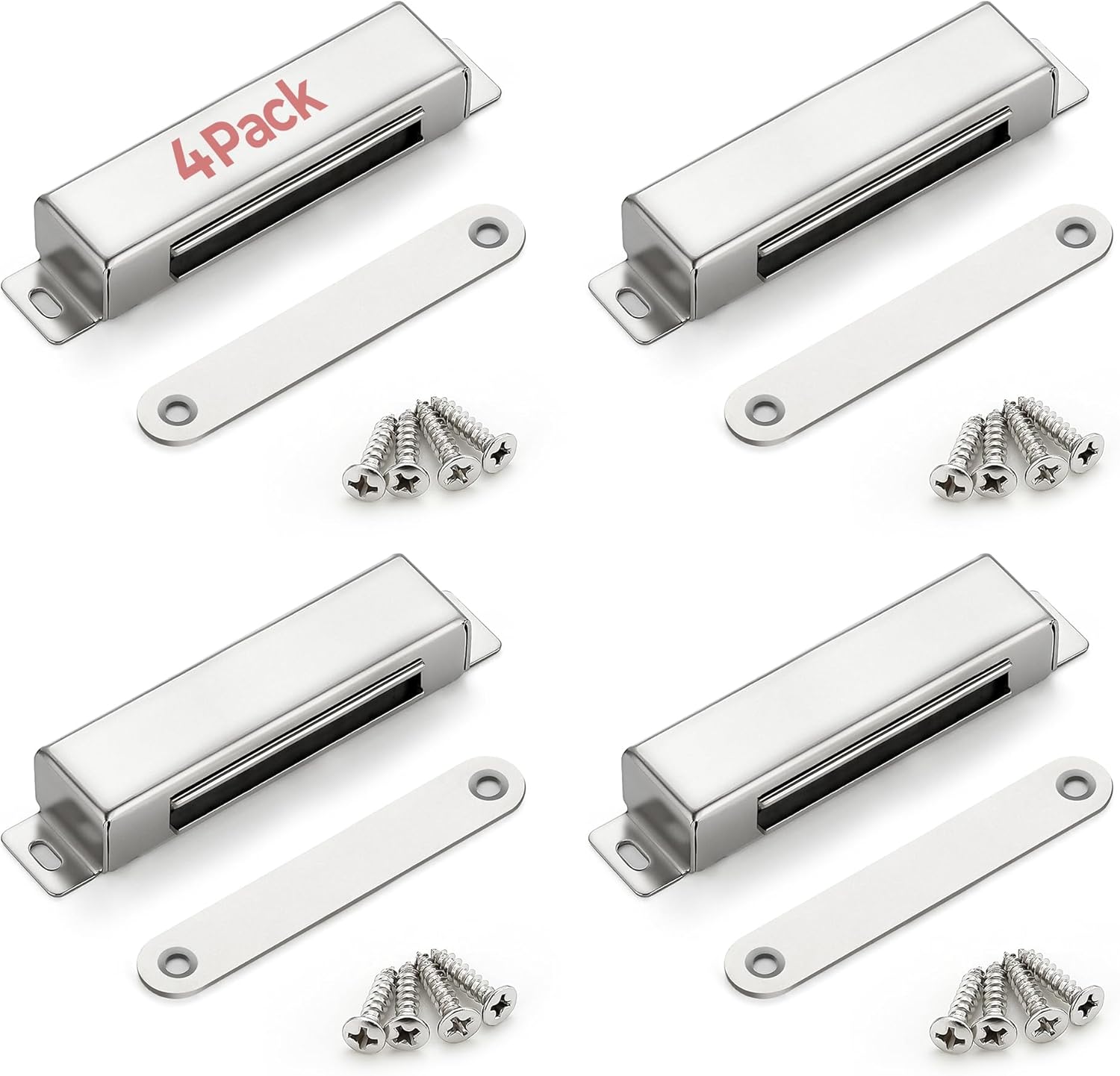 Ravinte Cabinet Door Magnets, 90lbs Strong Magnetic Door Catch, Heavy ...