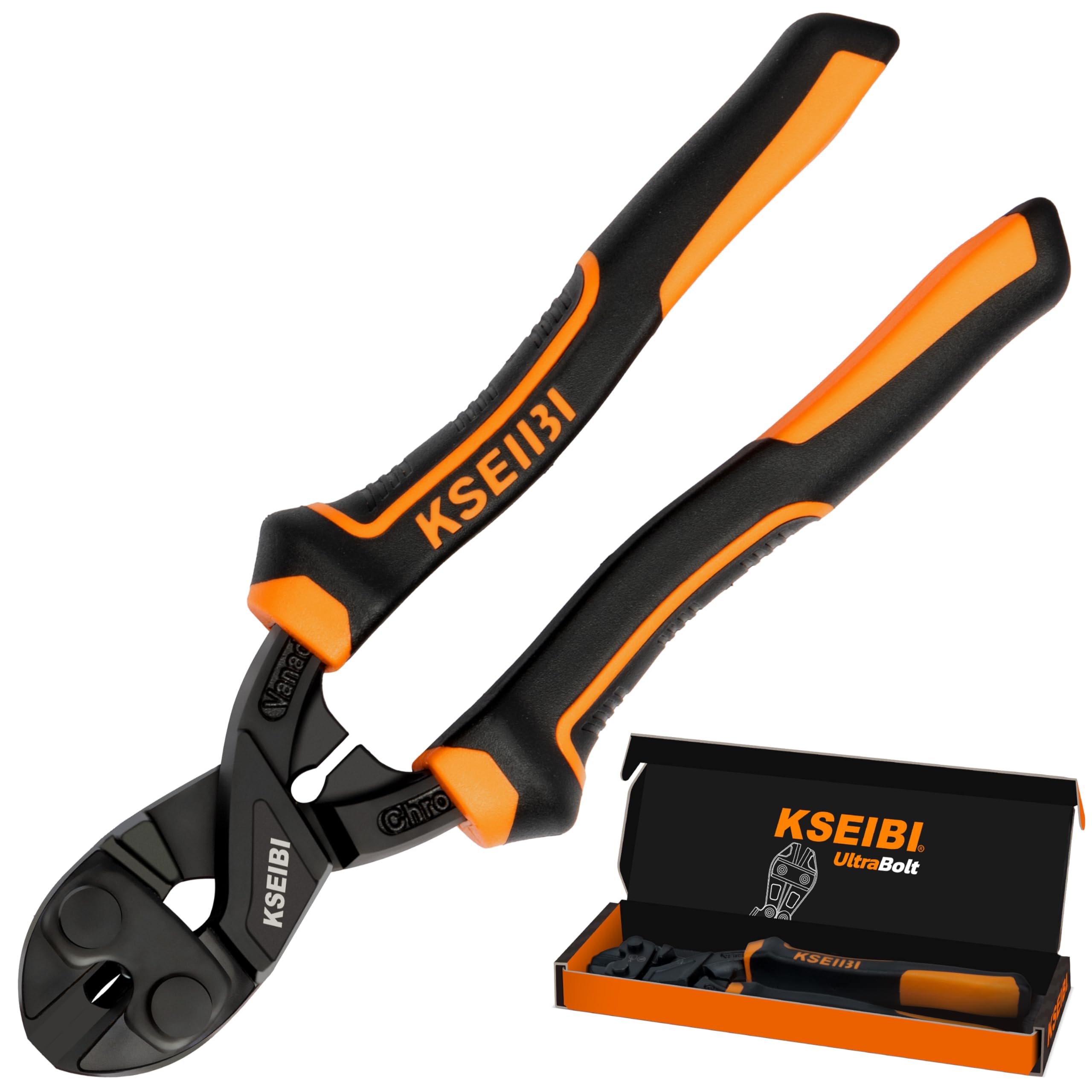 Kseibi 8 Inch Mini Bolt Cutters Heavy Duty Compact Bolt | Desertcart INDIA