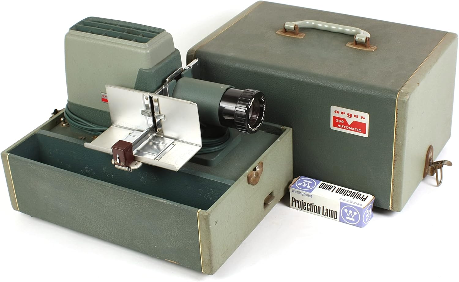 Amazon.com : Argus Vintage 300 Automatic Slide Projector with Slide ...