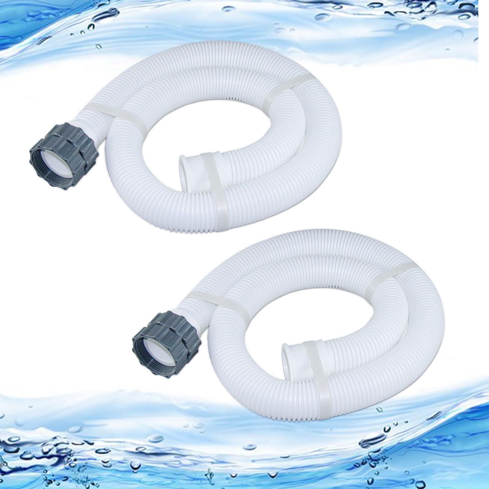 Amazon.com: Sealproof 1.25 x 59 Inch Pool Filter Pump Connection Hose ...
