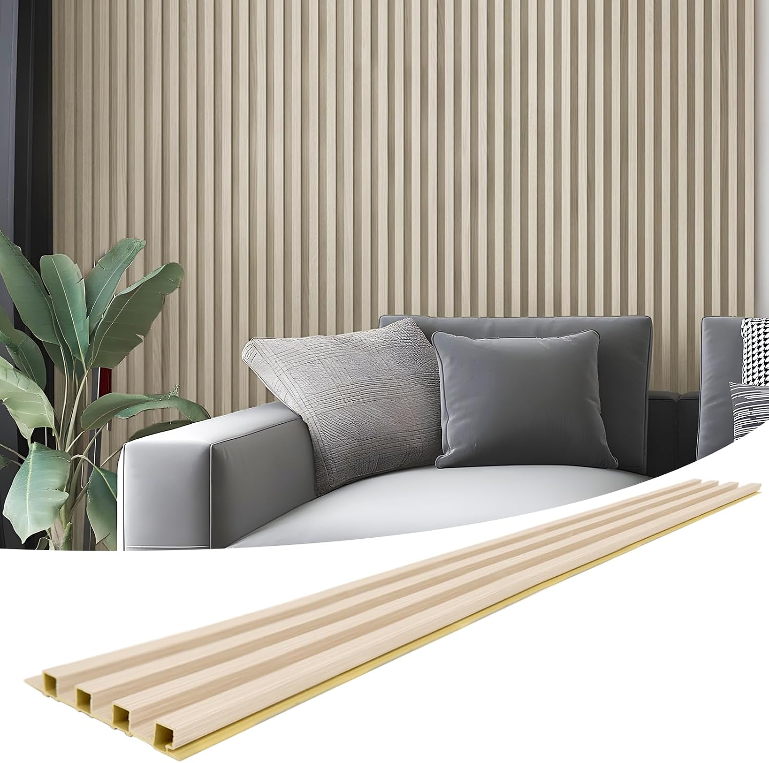 Amazon.com: Art3d Slat Wall Panel for Modern Decor, WPC Acoustic ...