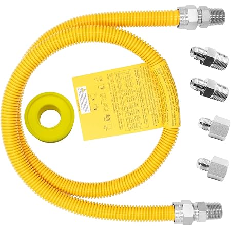 Universal Gas Appliance Installation Kit - 22” One-Stop Range Hook-Up ...