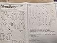 Simplicity Sewing Pattern 1461: Misses' and Plus Tunic with Neckline ...