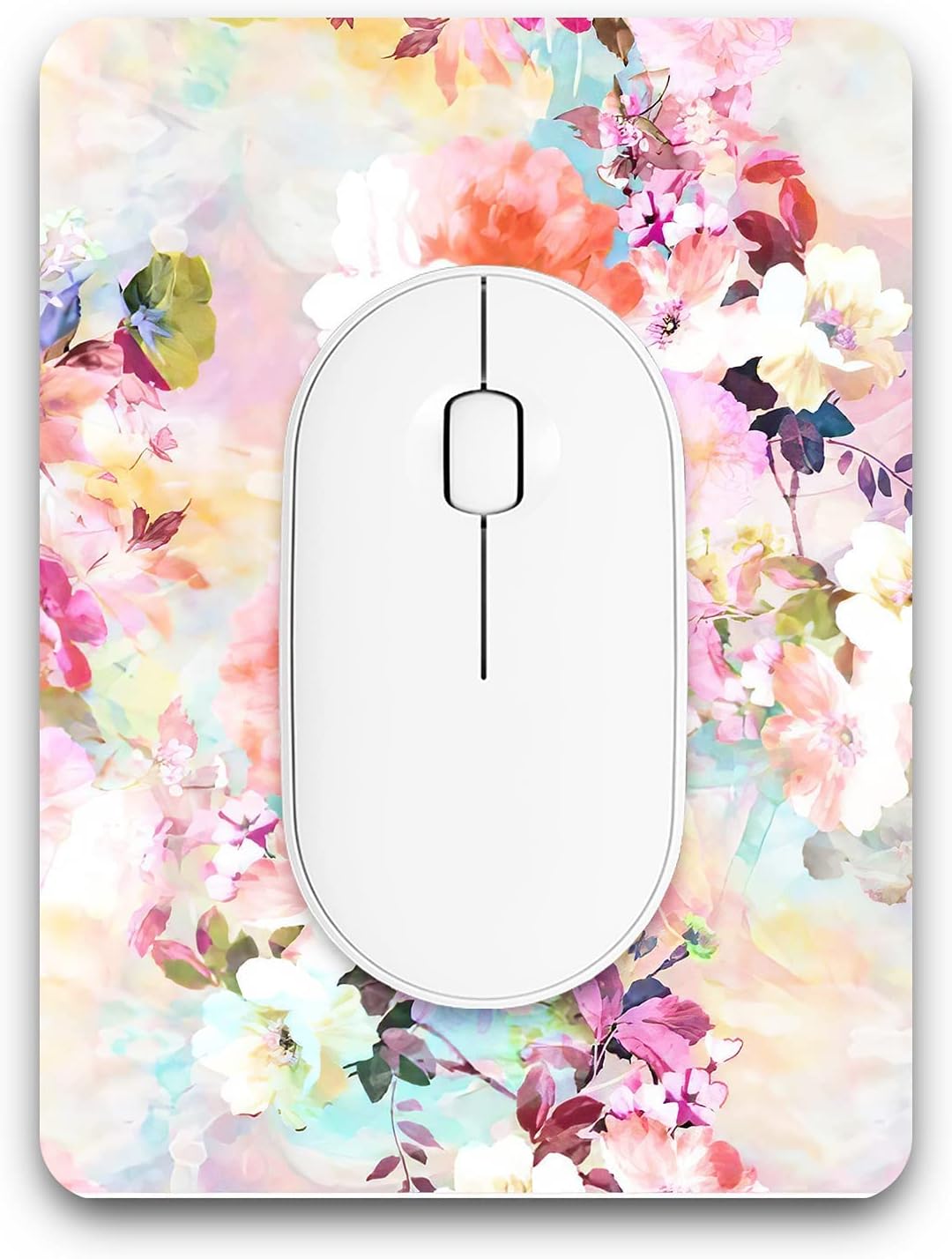 Amazon.com: Smooffly Marble Round Mouse Pad, Teacher Custom Gift, Pink ...