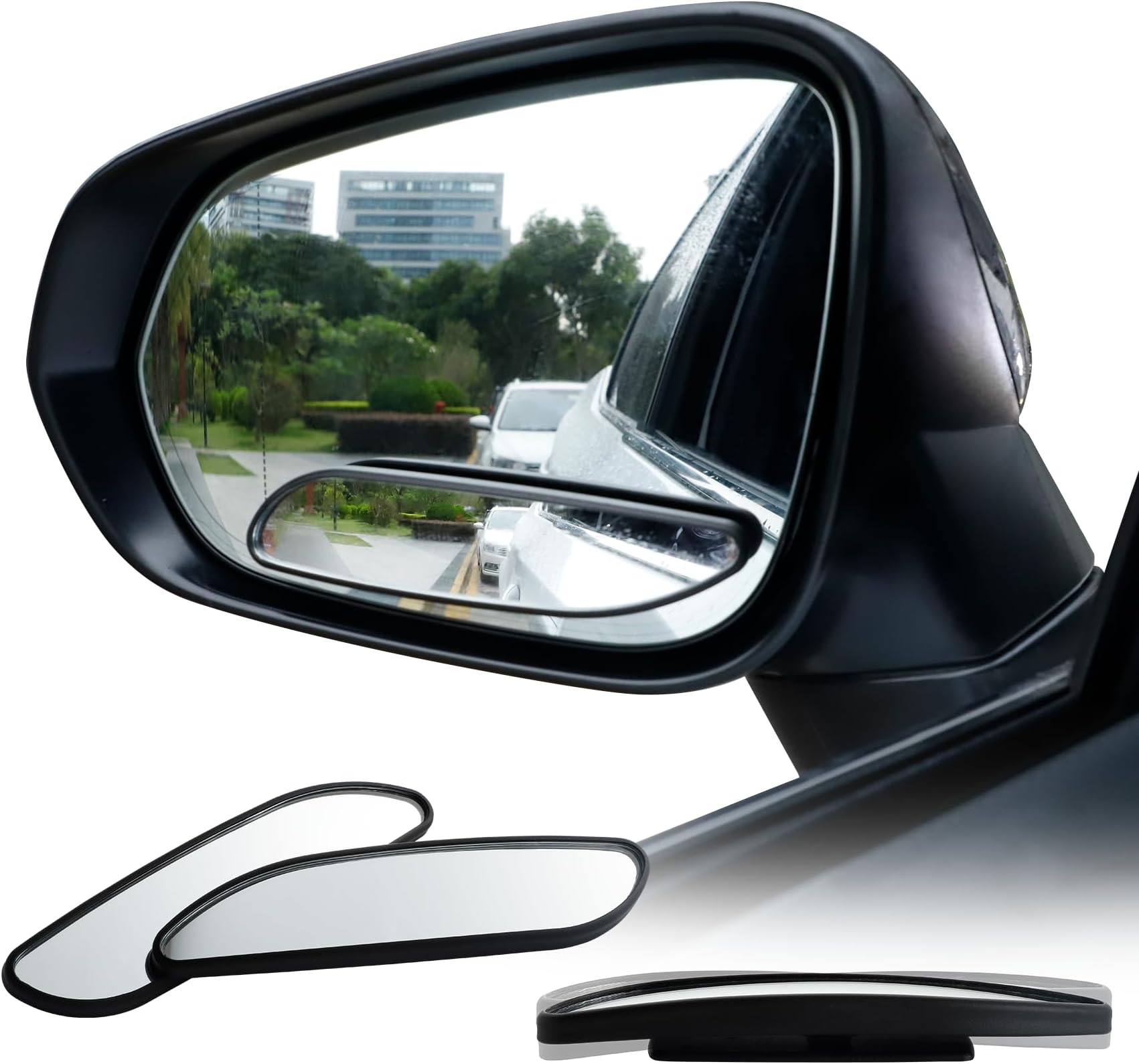 Amazon.com: LivTee Blind Spot Mirror, Rectangular Shaped HD Glass ...