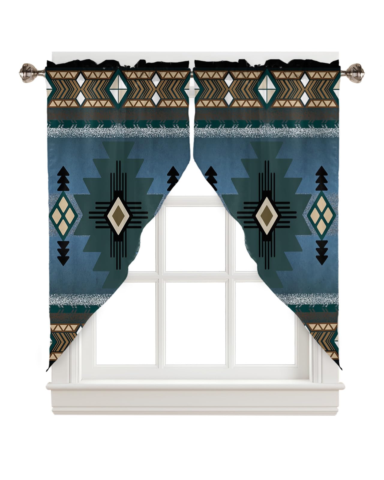 Amazon.com: Swag Curtain Valances Tribal Style Swag Valances for ...