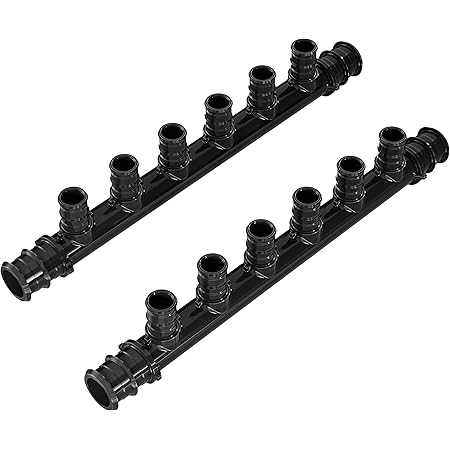 Pex Manifold 6 Ports for Pex-A Expansion Ring Connections Plastic ...