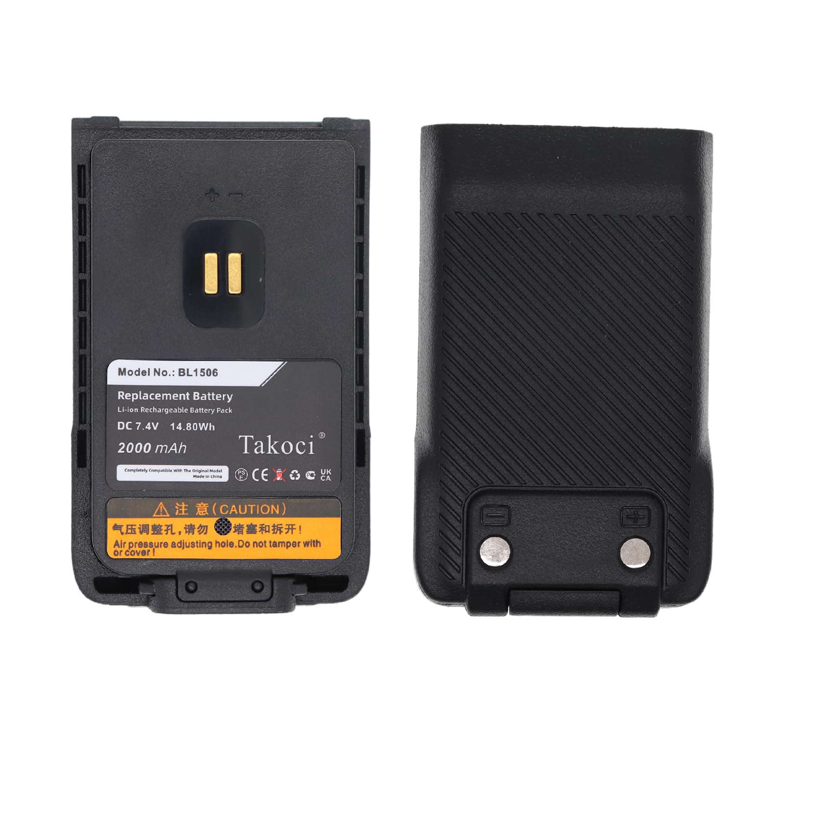 Amazon.com: TAKOCI (2pcs) Replacement Battery for Hytera BD505 BD500 ...