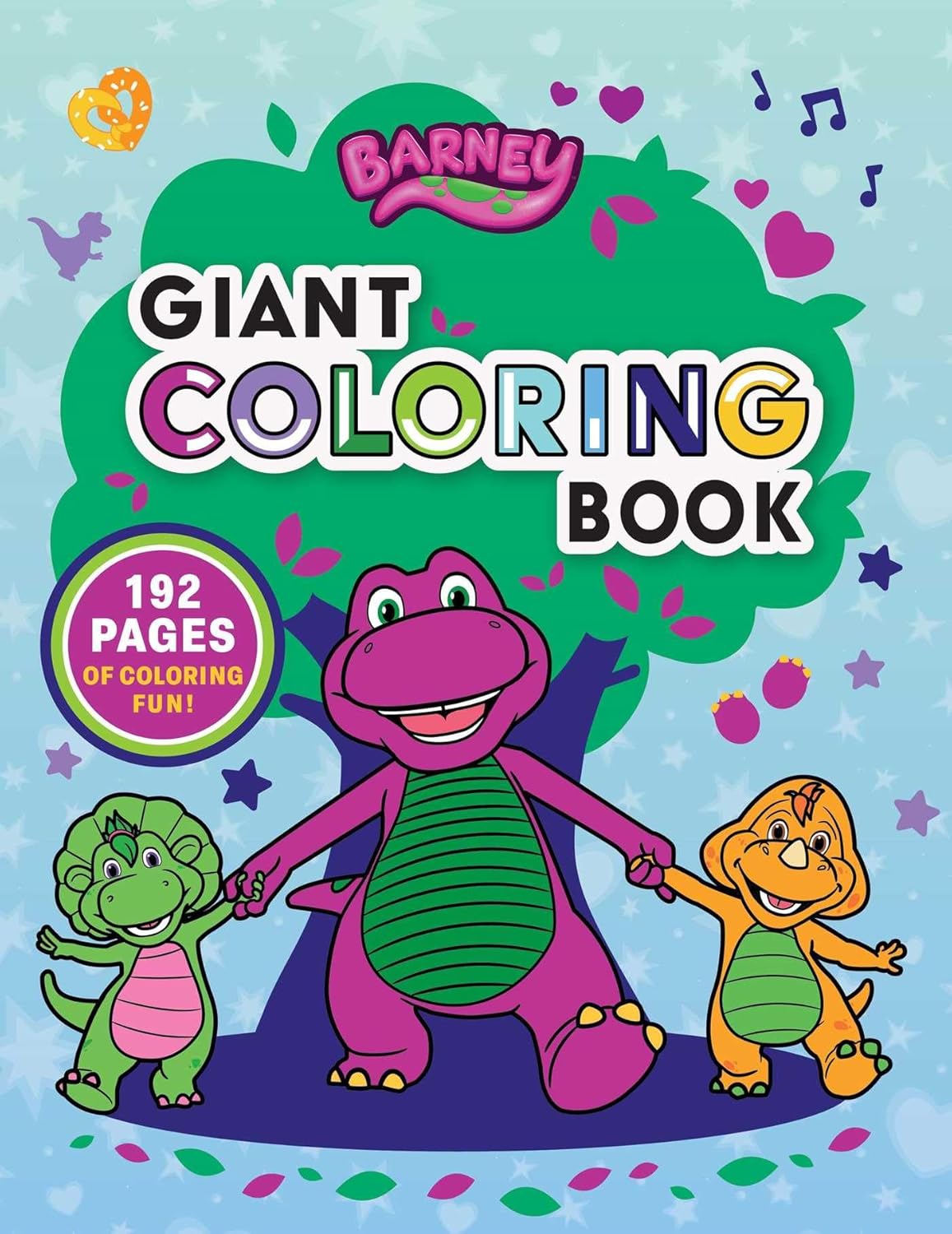 Barney: Giant Coloring Book (Barney's World): Mattel: 9781640365513 ...