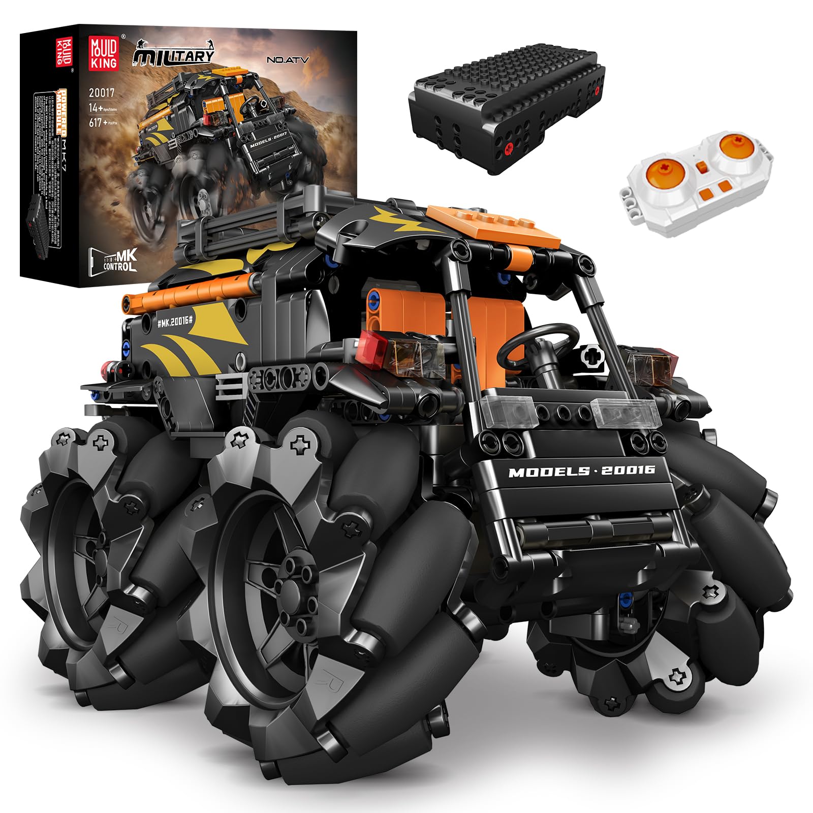 Mould King 20017 Remote Controlled ATV All Terrain Vehicle,Model ...