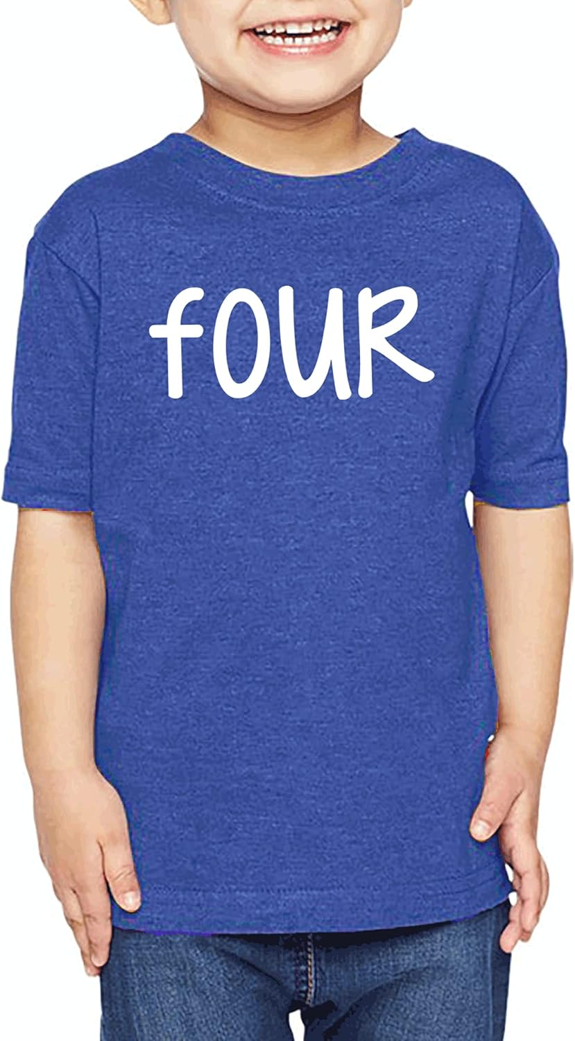7 Ate 9 Apparel Unisex Kids 4th Birthday Shirt For Boys 4 Birthday 7-ate-9-apparel-unisex-kids-4th-birthday-shirt-for-boys-4-birthday
