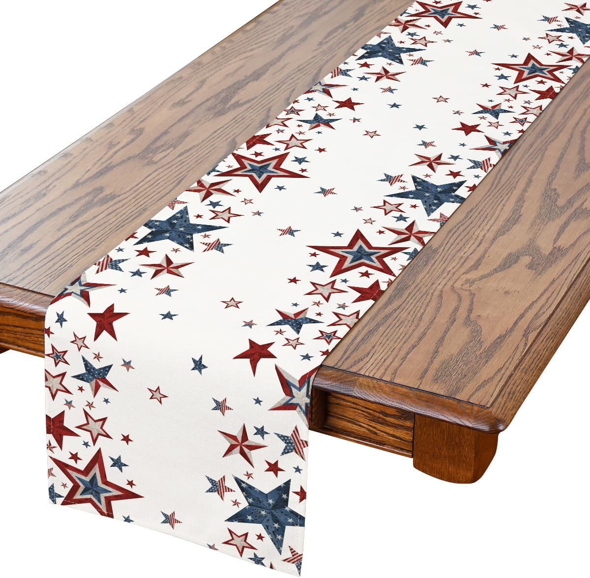 Amazon.com: Siilues 4th of July Table Runner, Memorial Day Deocr ...