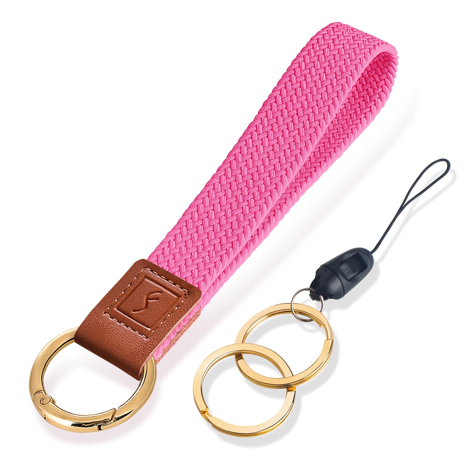 Amazon.com: Fishent Stretchy Key Chain, Cute Keychain Wristlet ...