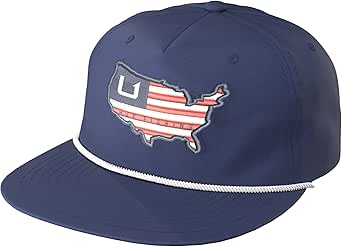 Amazon.com: HUK Rope, Unstructured Adjustable Fishing Hat for Men ...