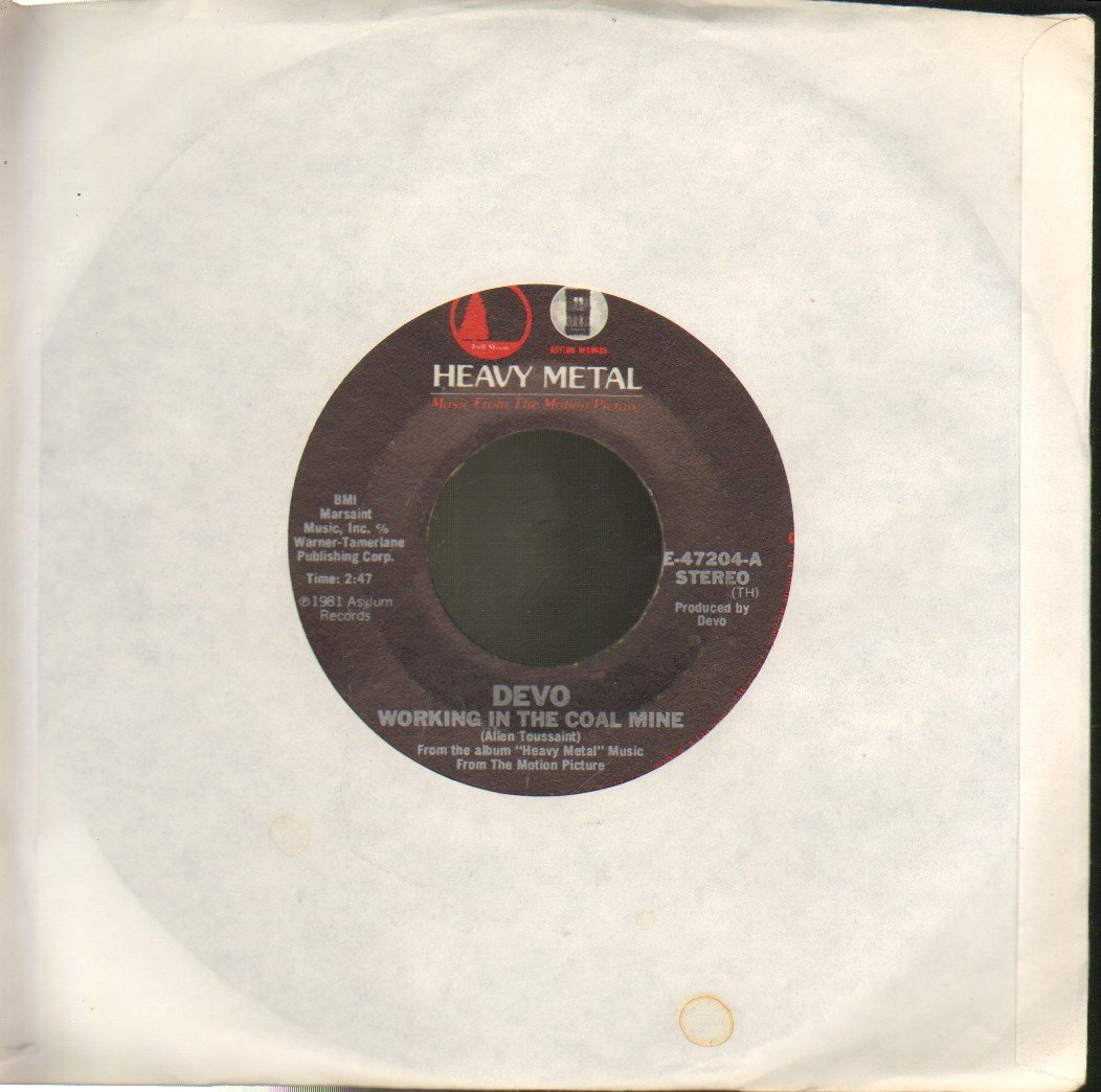 Amazon.com: DEVO 45 RPM Planet Earth / Working In The Coal Mine: CDs ...