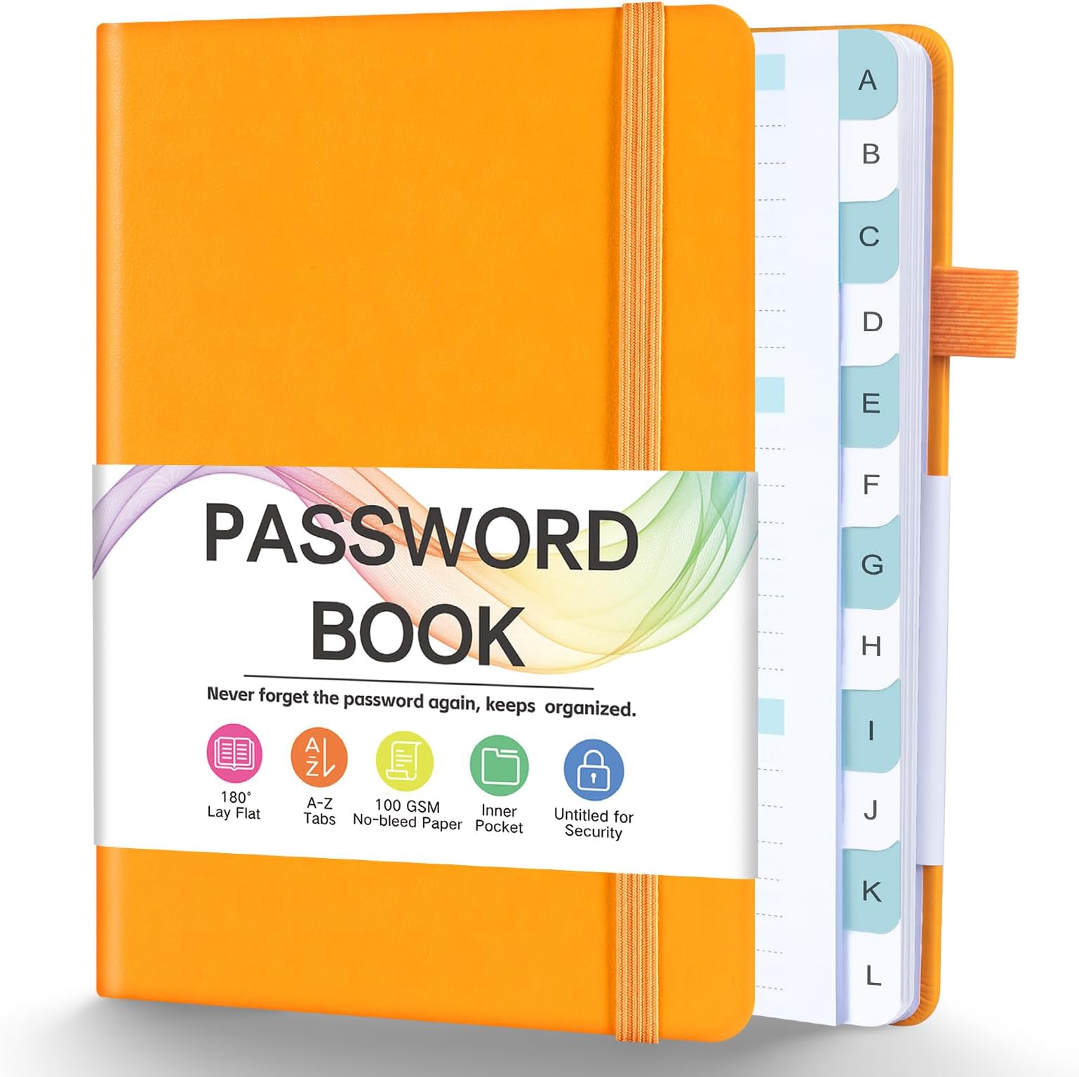 Amazon.com : Password Book with Alphabetical Tabs, Small Password ...