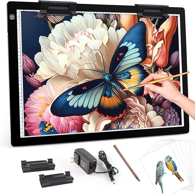 Amazon.com: Zocelight A2 Light pad,7mm Ultra-Thin led Light Box,3 ...