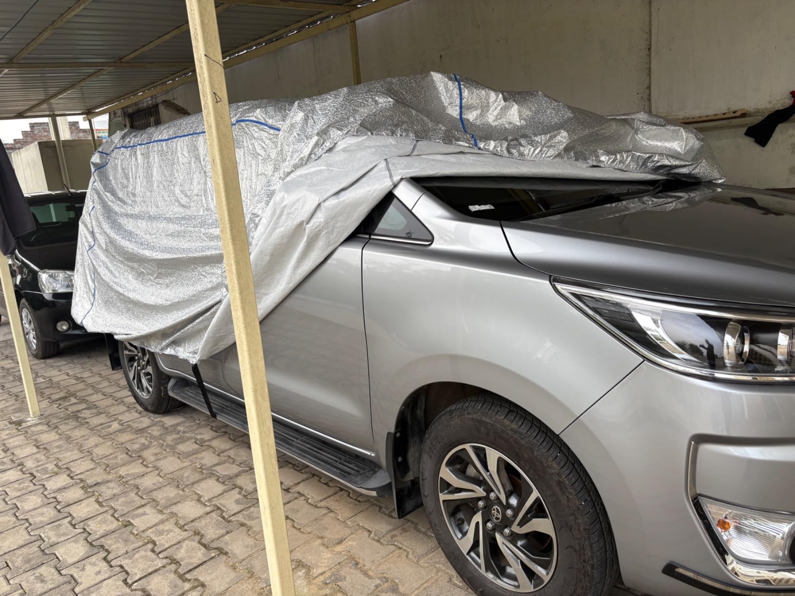 Autofact Waterproof Car Body Cover Compatible with Hyundai Exter with ...