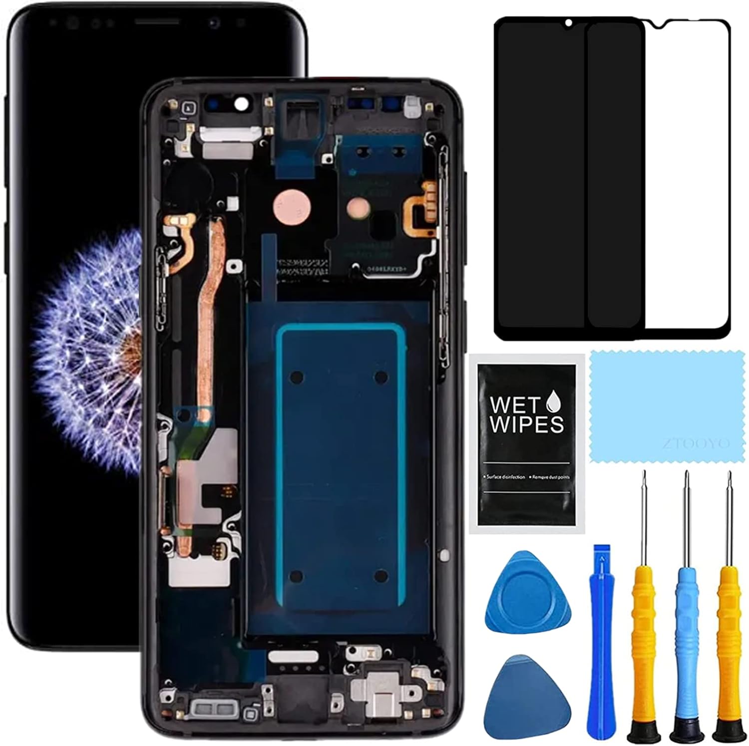 Amazon.com: AMOLED for Samsung Galaxy S9 Plus Screen Replacement with ...