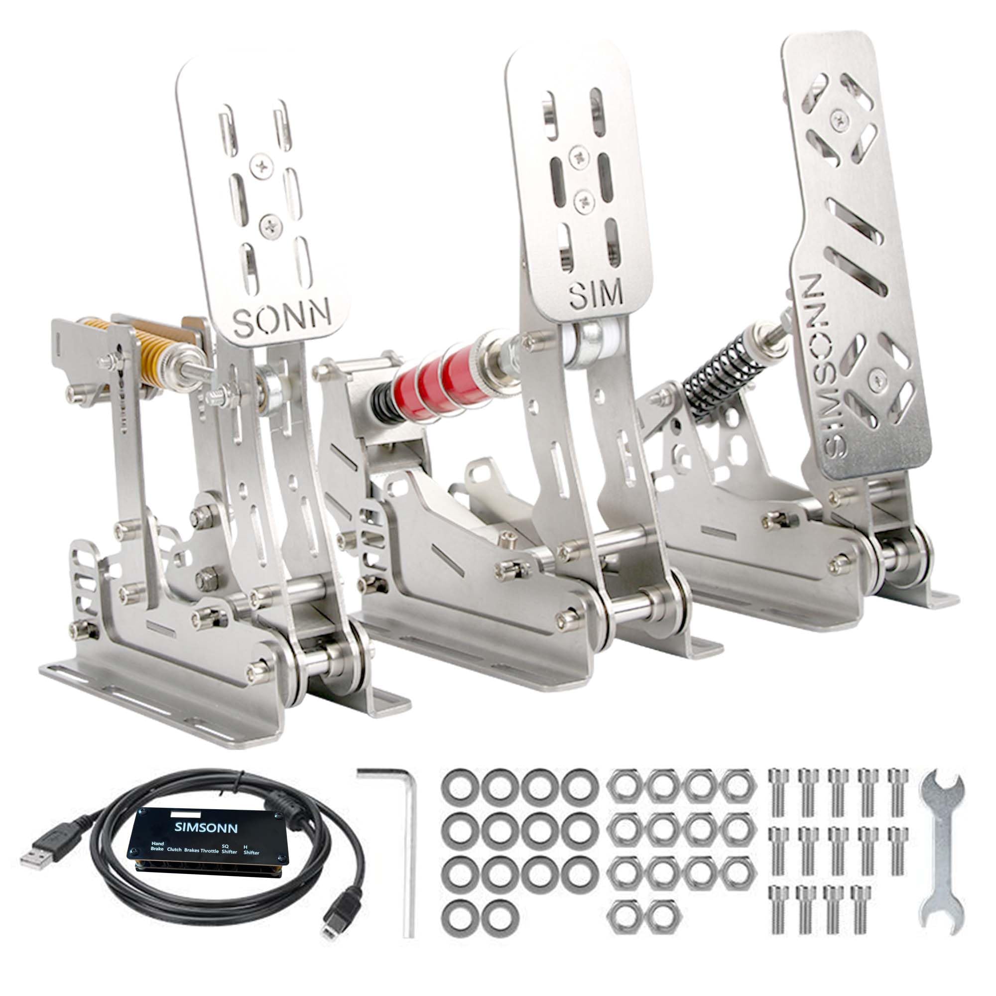 Snapklik.com : SIMSONN NEW PRO Pedals Sim Racing Pedals PC Racing ...