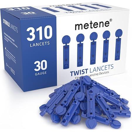 Amazon.com: Metene TD-4116 Blood Glucose Test Strips, 300 Count Test ...