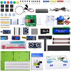 Amazon.com: GeeekPi Complete Starter Kit for Raspberry Pi 4B, Python C Java Scratch Code, with ...