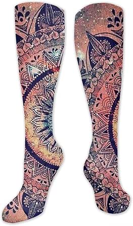 Amazon.com: Decorative Pattern Unisex Compression Socks 3D Multi ...