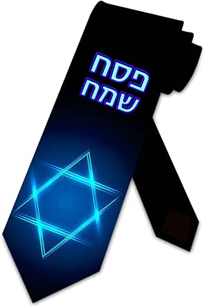 Amazon.com: Three Rooker Religion Ties Mens Star of David Passover ...
