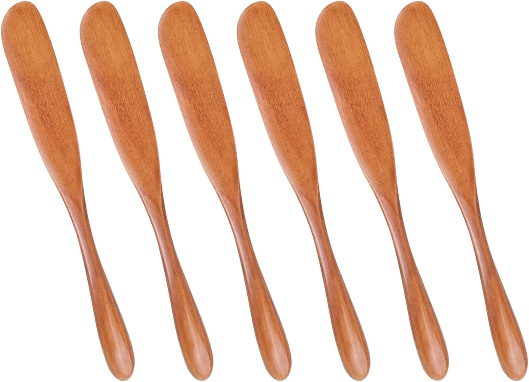 Amazon.com | MauSong 3 Pcs. X 6" Wooden Bread, Beakery, Butter, Jam ...