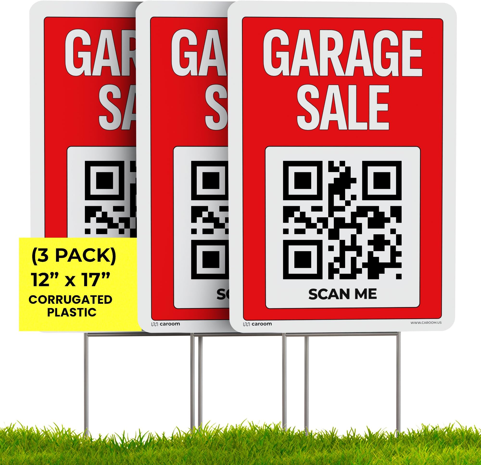 Amazon.com: 14'' x 8'' for Sale Sign Car (Self-Adhesive, 2-Pack) - Also ...