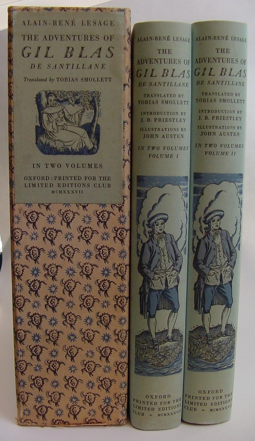 The Adventures of Gil Blas de Santillane, 2 volumes: Lesage, Alain-Rene ...