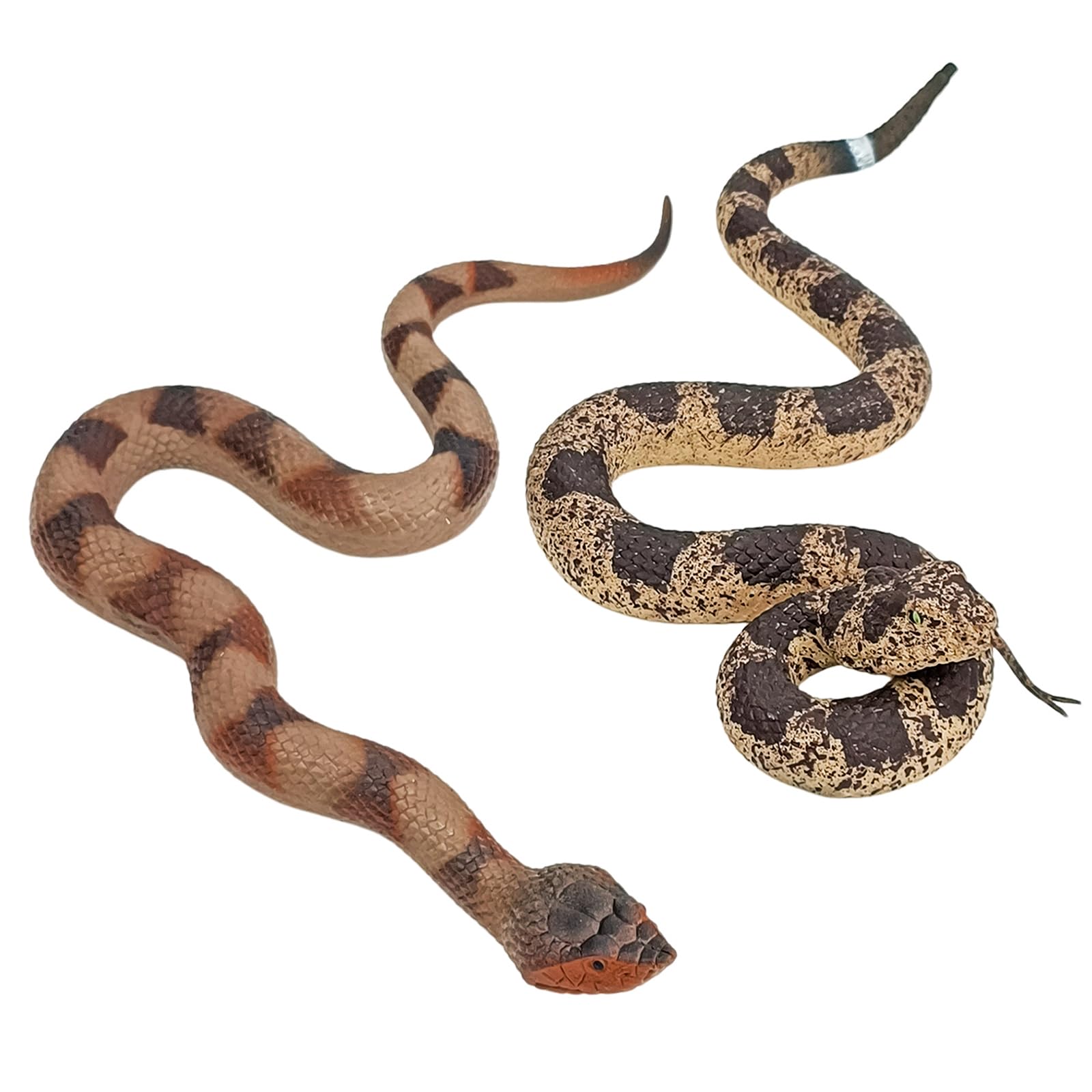 Amazon.com: GBPLAIN 2Pcs Realistic Fake Snakes，Rubber Snakes Realistic ...
