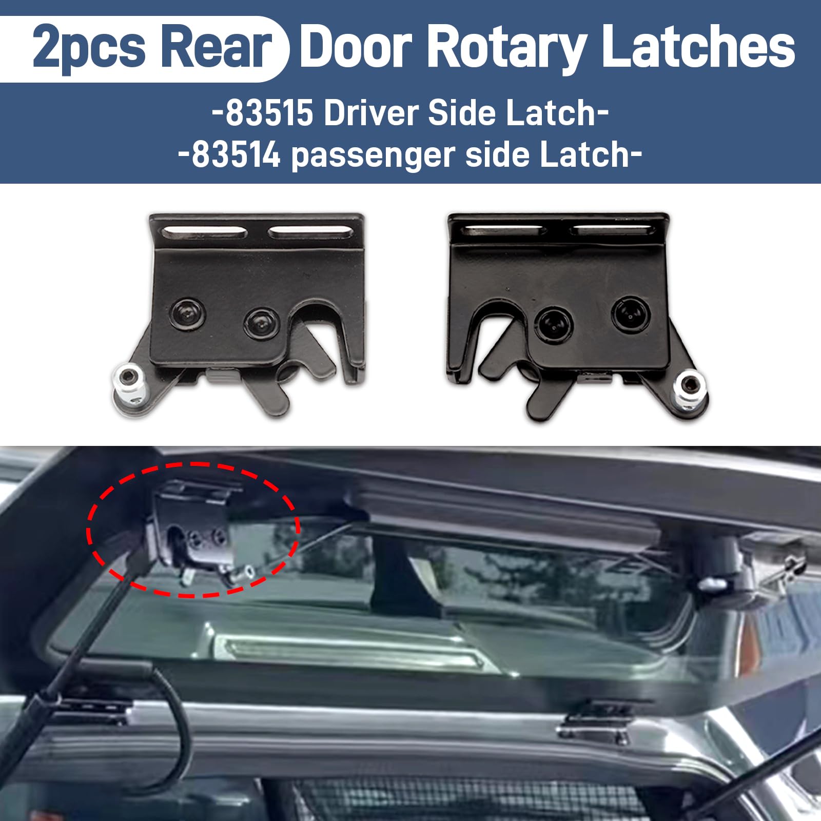 Truck Cap Locks 1 Pair LH&RH Truck Cap Rotary Latch For Leer 100XR ...