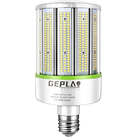 Amazon.com: 1000W Equivalent LED Corn Bulb, 300W E39 Mogul Base,42,000 ...