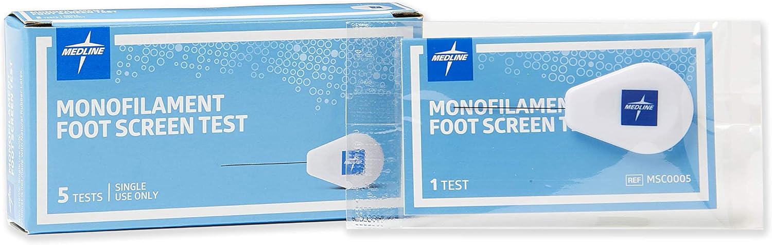 Amazon.com: Medline Monofilament Foot Screen Test (Pack of 5 ...